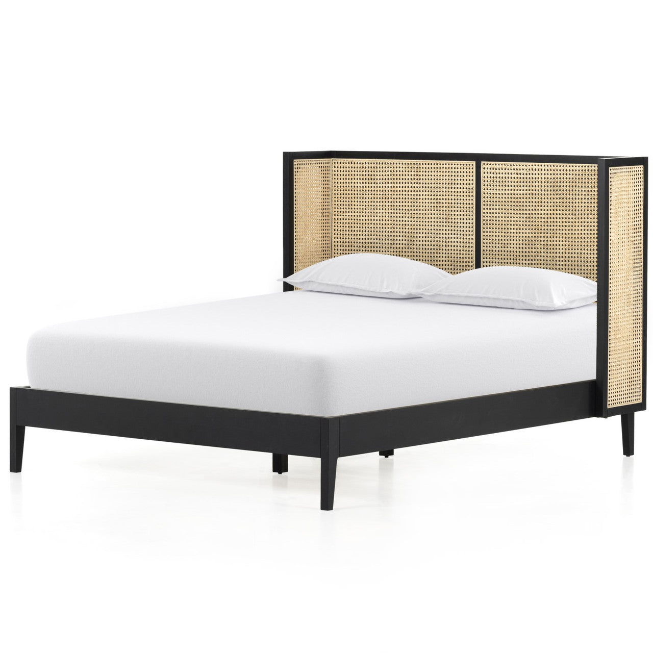 Antonia Brushed Ebony King Bed | Zin Home – zinhome