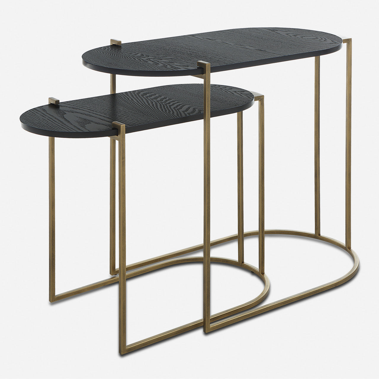 Uttermost Aztec Wood Nesting Tables, Set/2 | Zin Home – zinhome